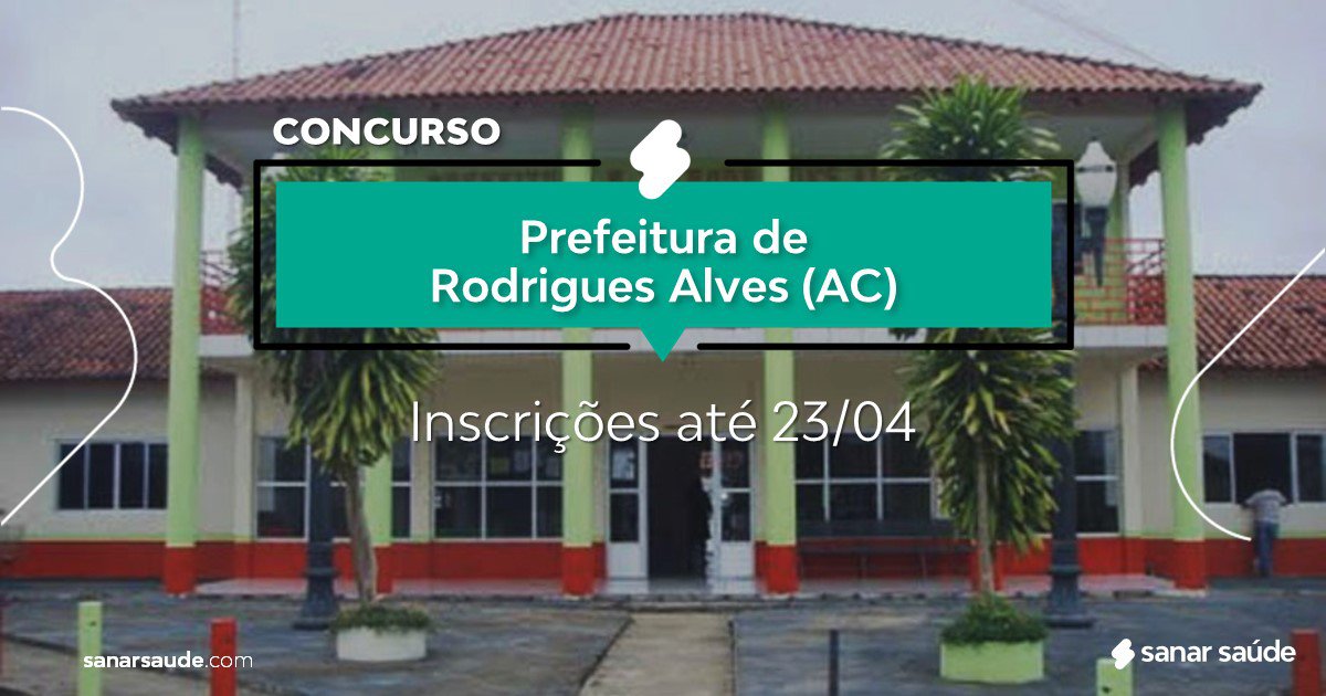 Prefeitura de Rodrigues Alves - AC abre vagas no combate à pandemia!