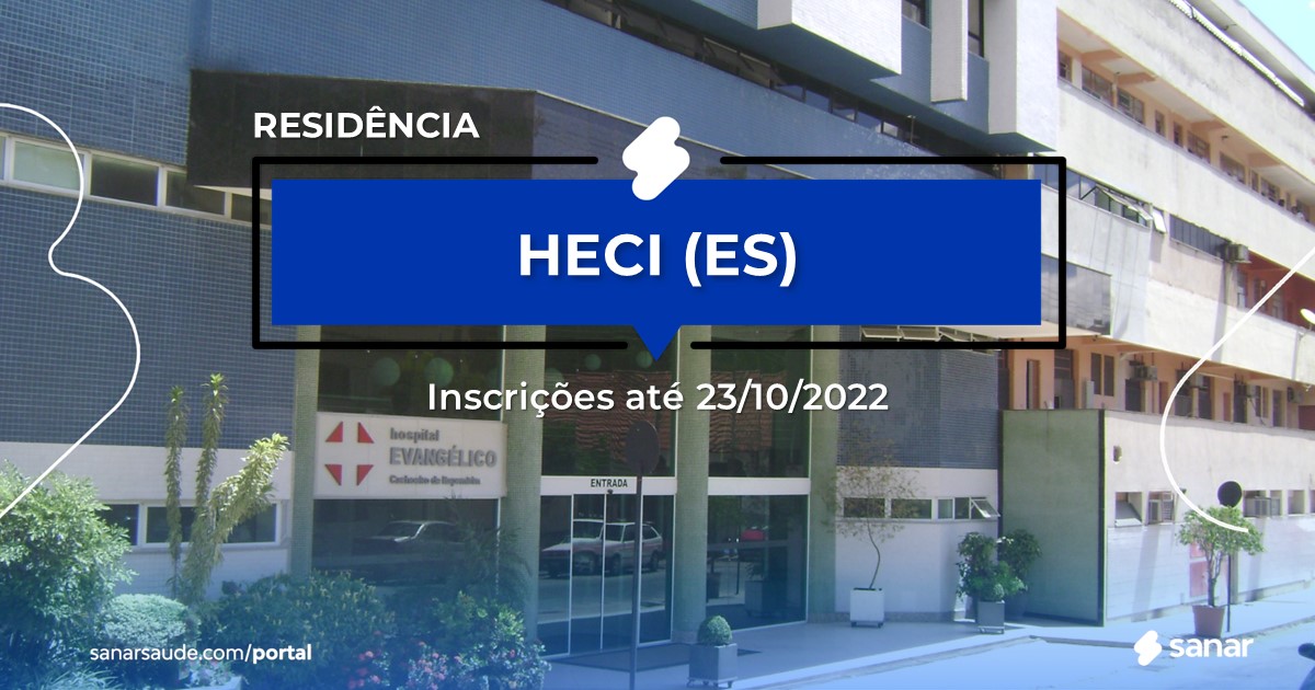 Residência Multiprofissional HECI - ES 2023: 21 vagas!